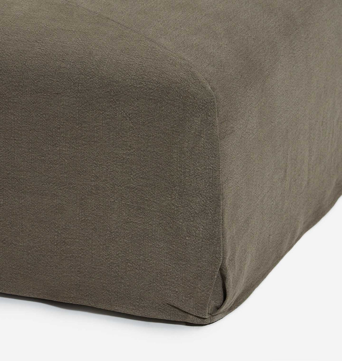 Borgos Slipcovered Ottoman | Shoppe Amber Interiors
