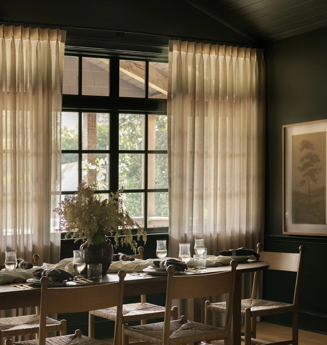 Triple Pinch Pleat Drapery & Hardware | Shoppe Amber Interiors