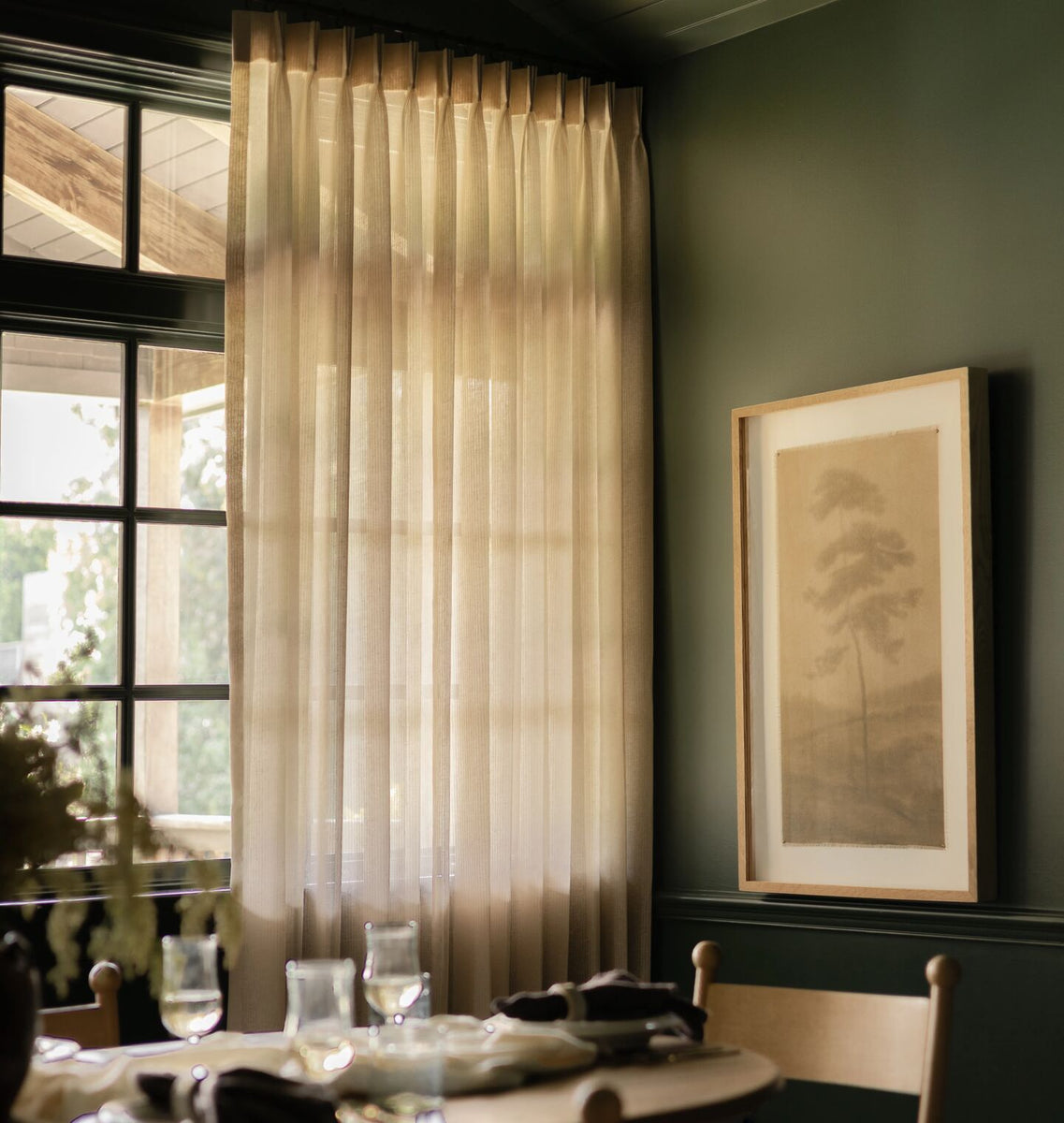 Triple Pinch Pleat Drapery & Hardware | Shoppe Amber Interiors