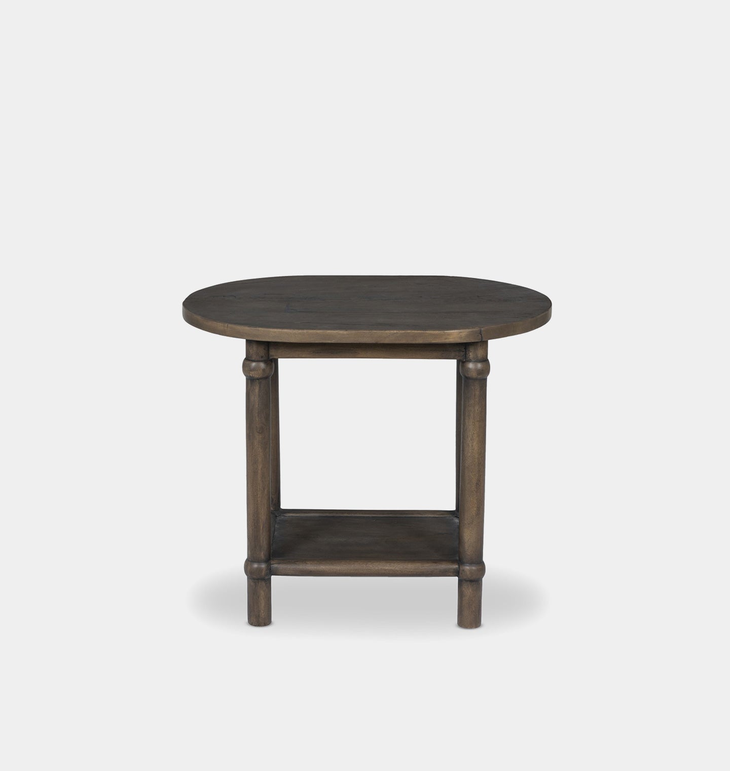 Charnes End Table Aged Belgium Bleach