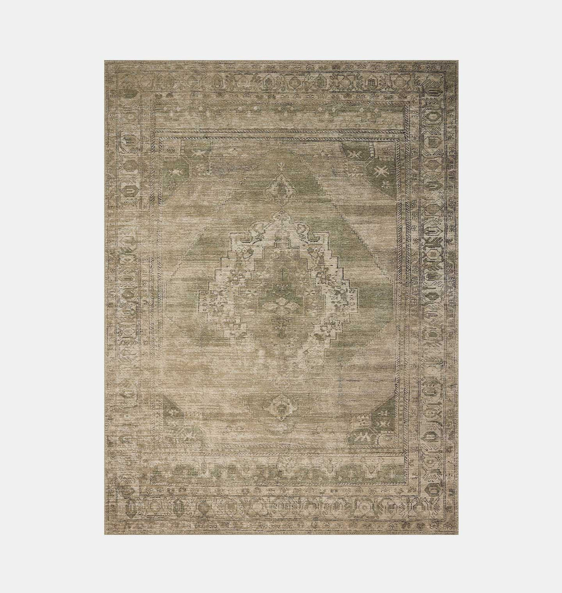 Cambria CBR-03 Sand / Olive Rug | Shoppe Amber Interiors