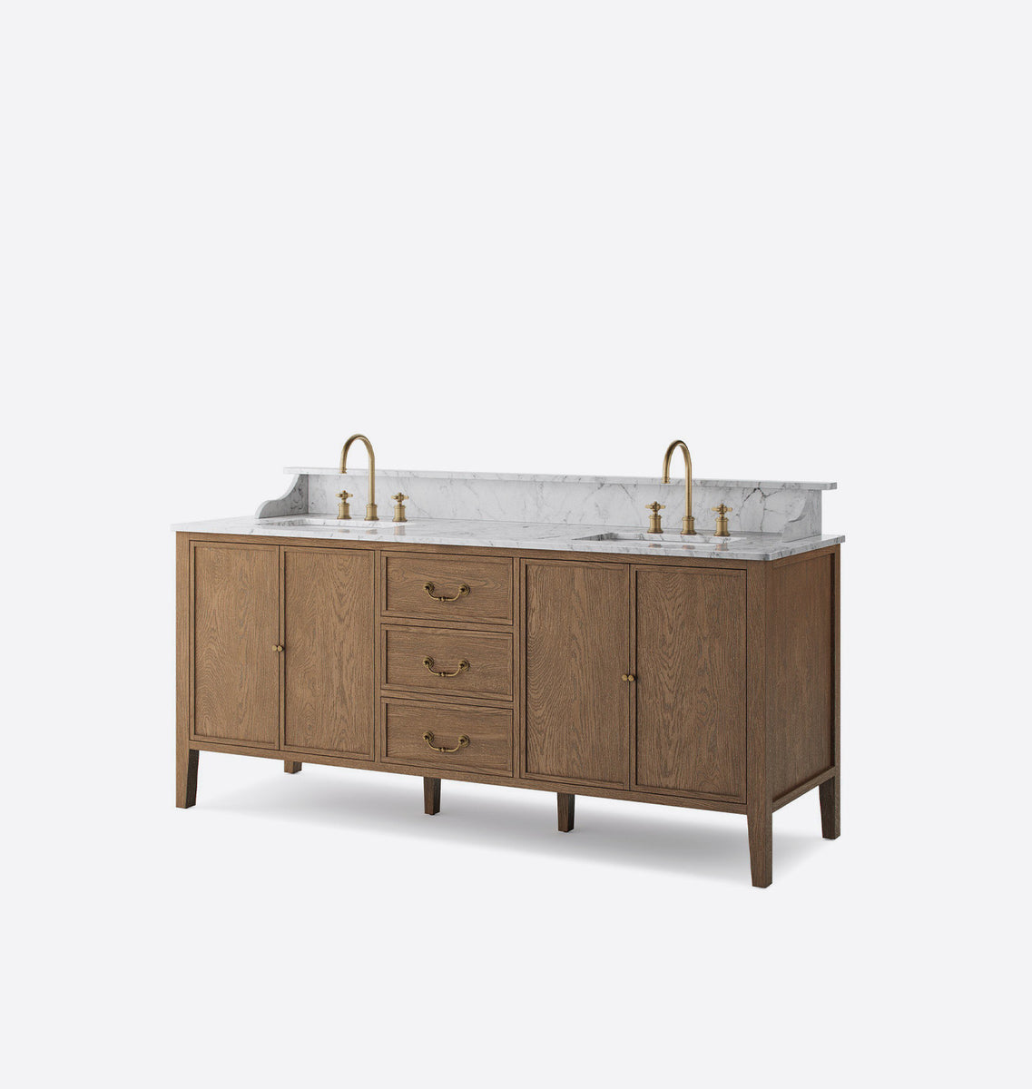 Elliston Double Wide Vanity | Shoppe Amber Interiors