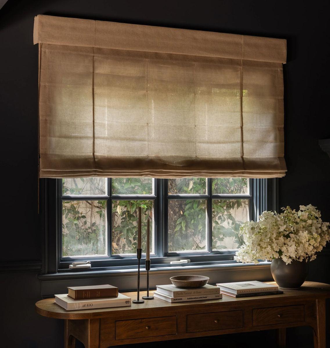 Flat Roman Shade | Shoppe Amber Interiors