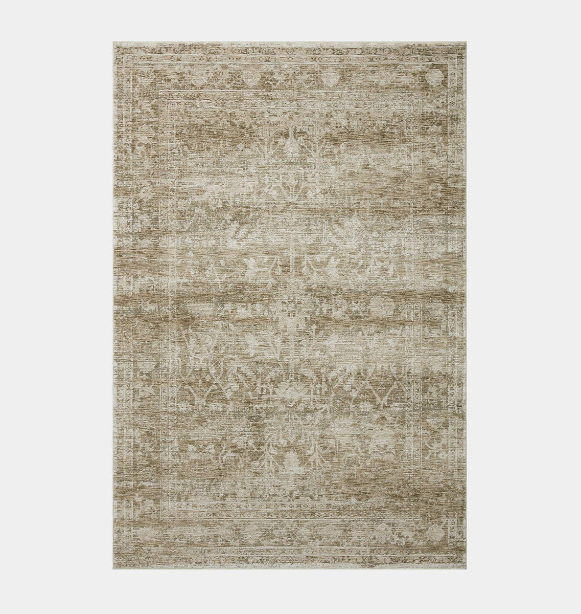 Honora HON-01 Khaki / Beige Area Rug | Shoppe Amber Interiors