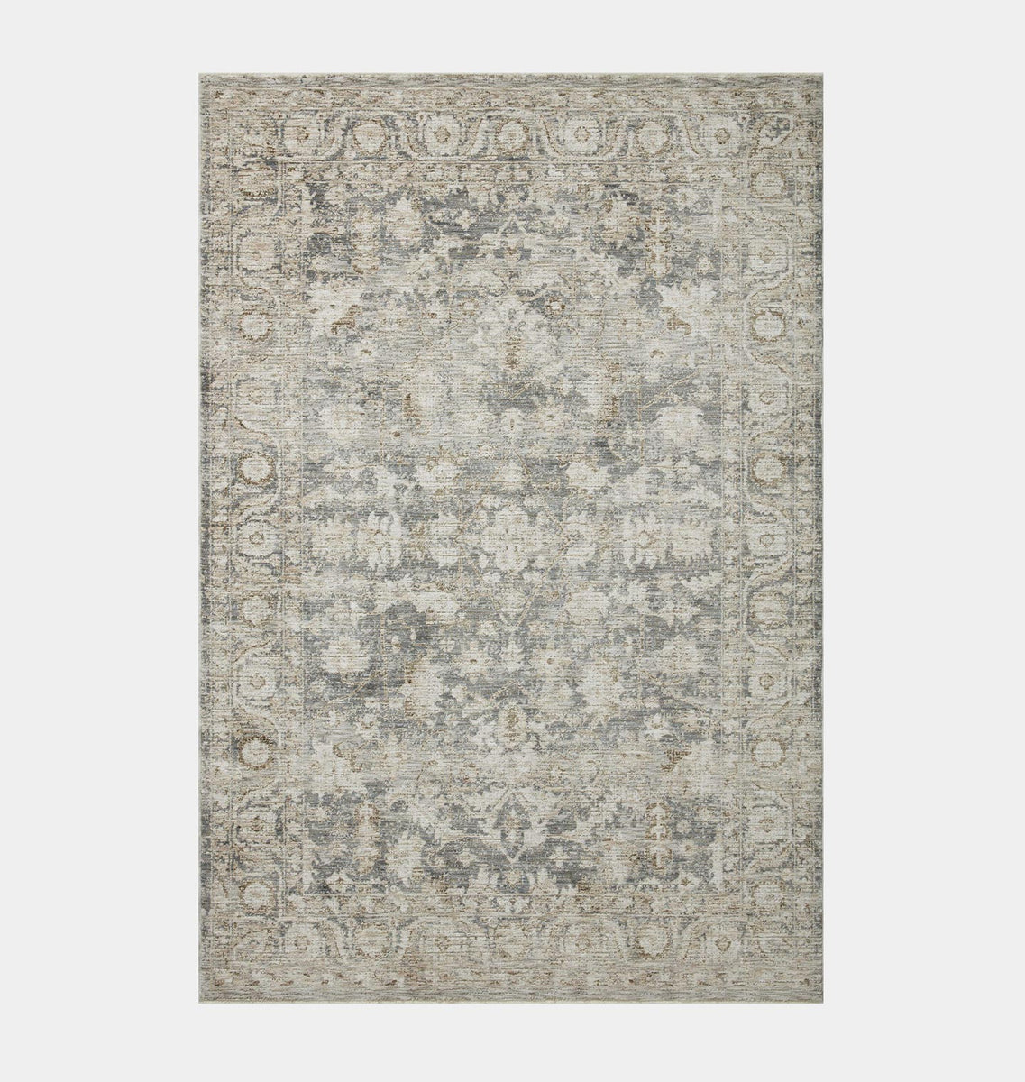 Honora HON-02 Slate / Beige Area Rug | Shoppe Amber Interiors