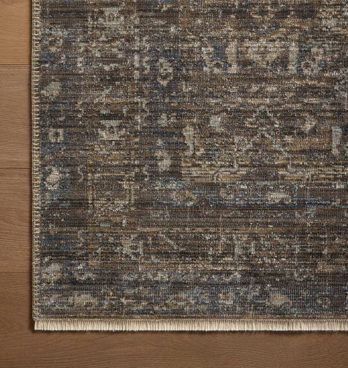 Heritage HER-14 Lagoon / Tobacco Area Rug | Shoppe Amber Interiors