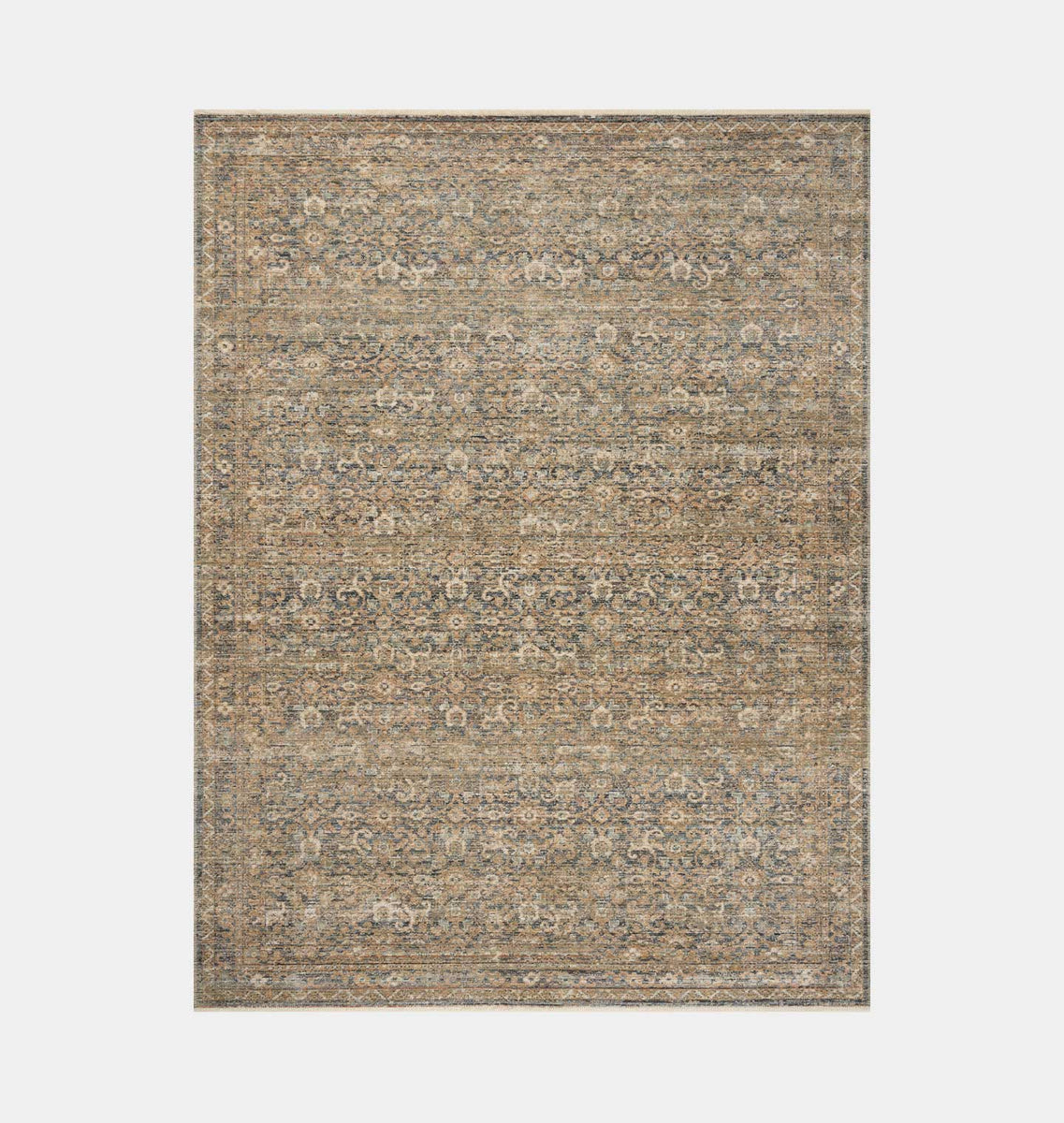 Molly MOL-02 Denim / Gold Area Rug | Shoppe Amber Interiors