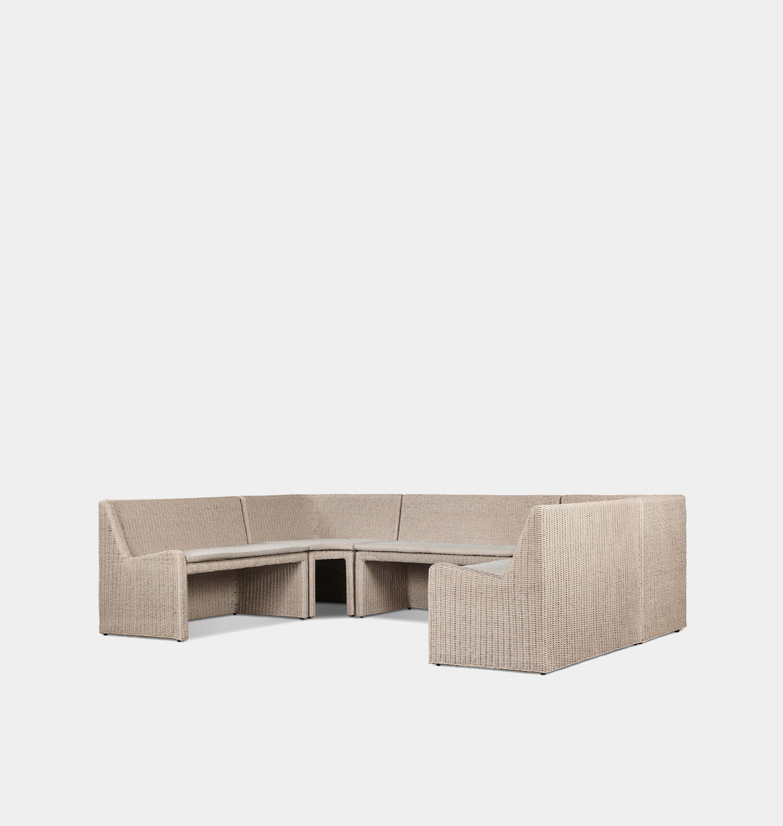 Senna Outdoor U-Shape Dining Banquette | Shoppe Amber Interiors