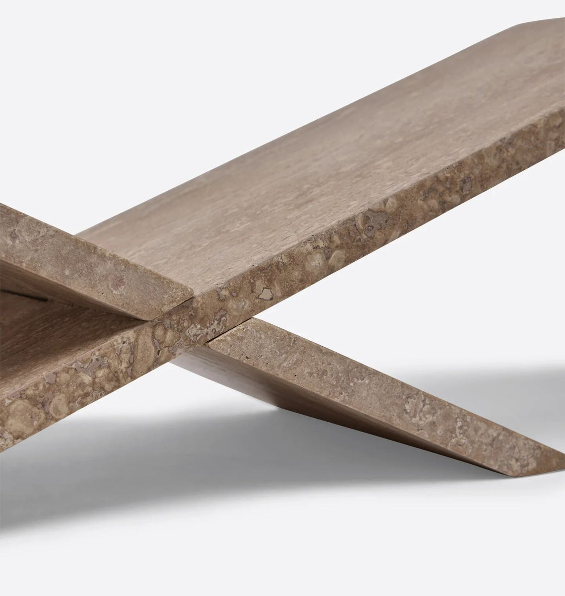 Trevor Travertine Book Stand | Shoppe Amber Interiors