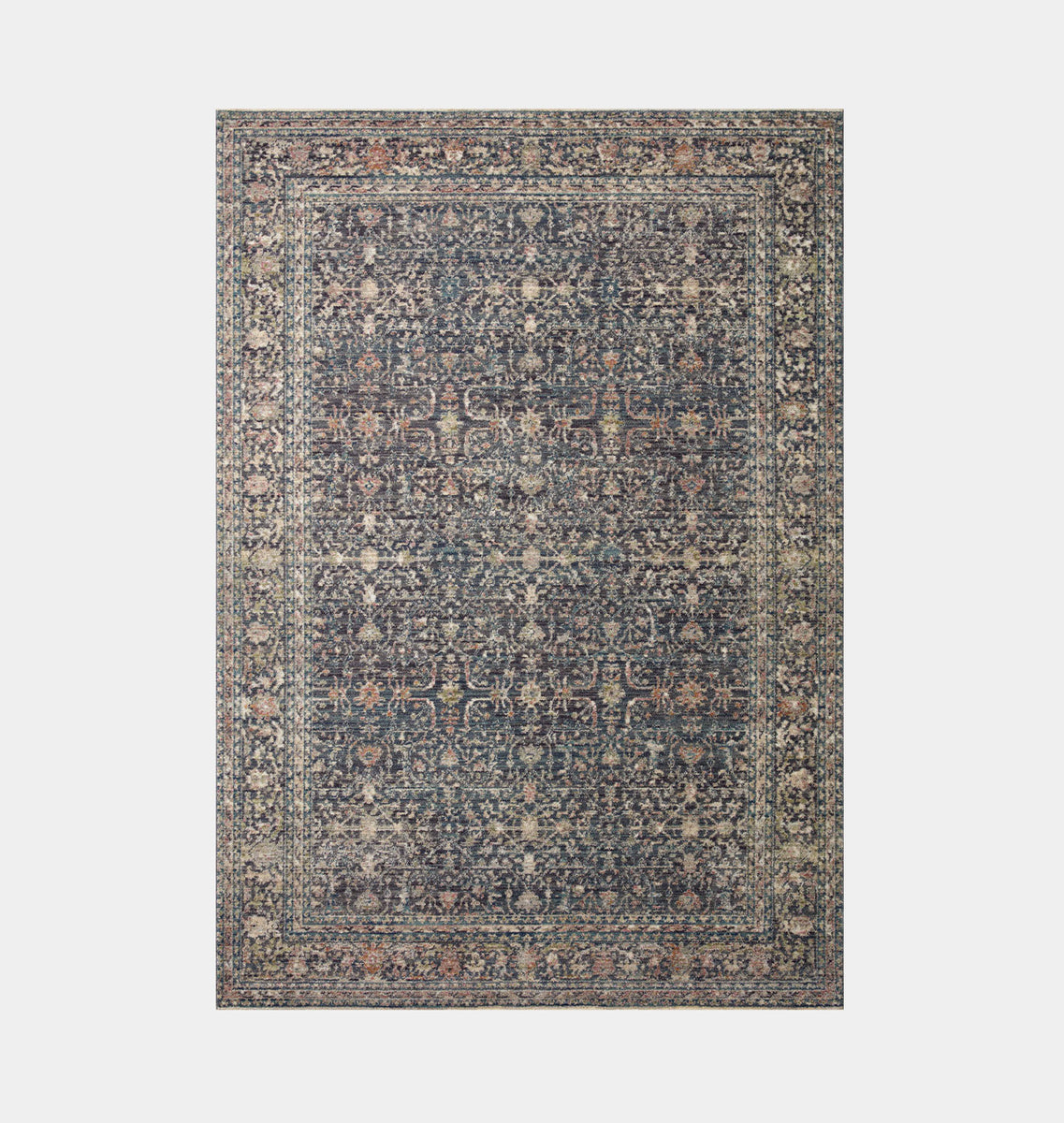 Bradbury BRU-01 Midnight / Multi Area Rug – Shoppe Amber Interiors