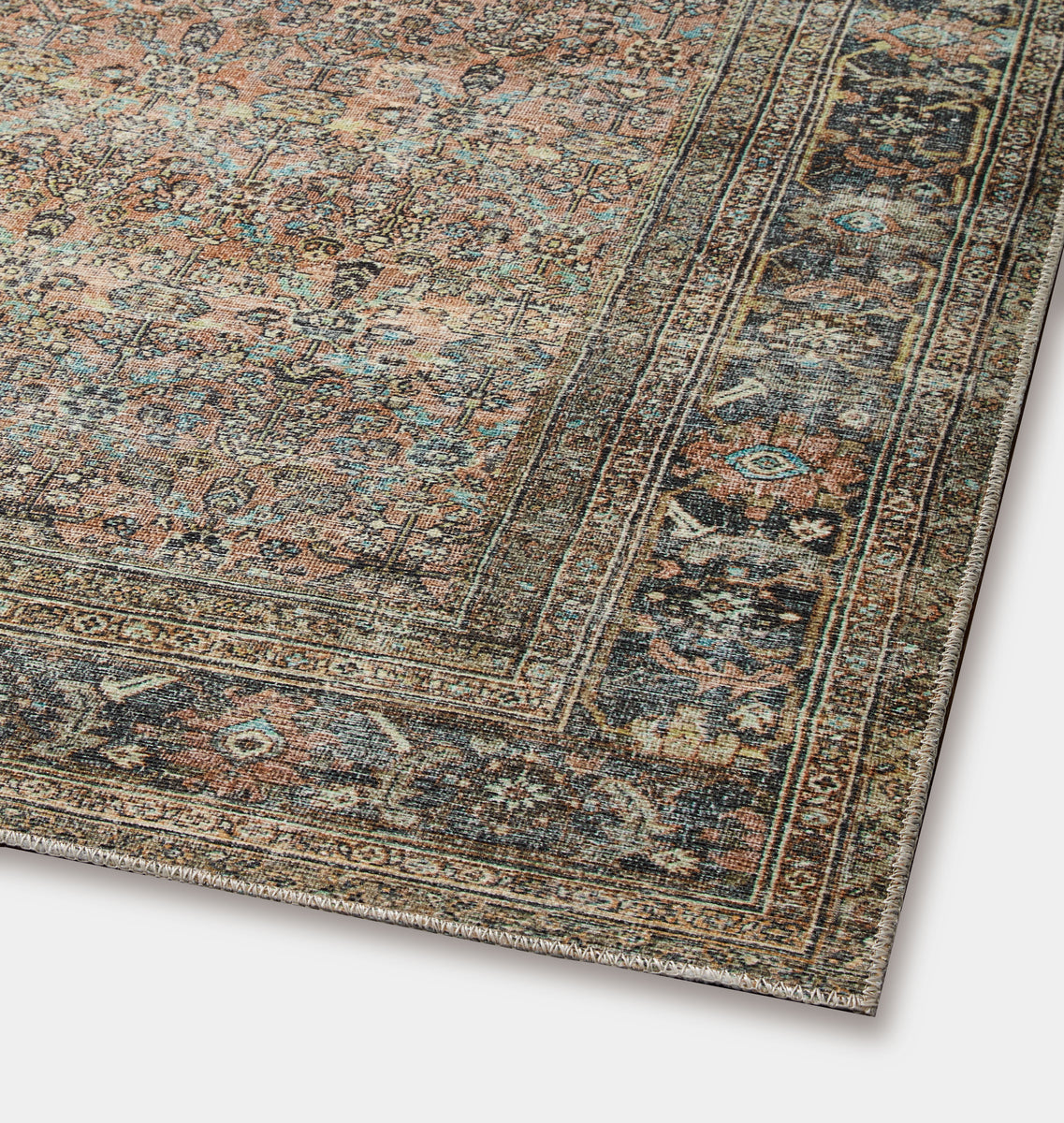 Cicero Terracotta / Multi Rug | Shoppe Amber Interiors