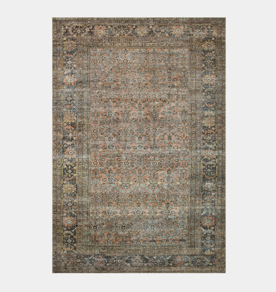 Cicero Terracotta / Multi Rug | Shoppe Amber Interiors