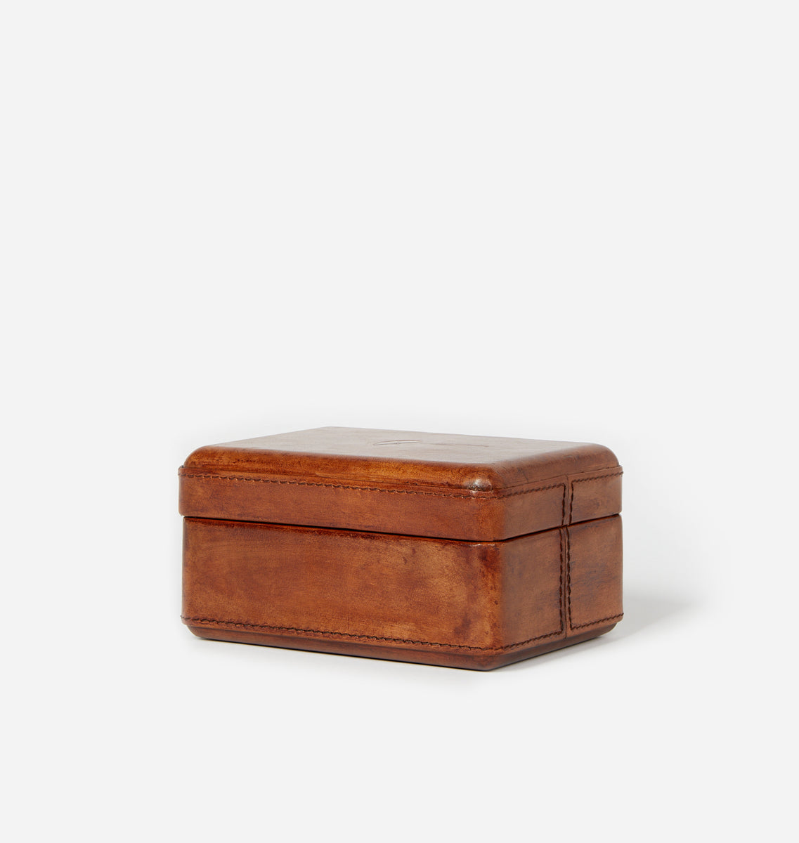 Leather Wrapped Box | Shoppe Amber Interiors