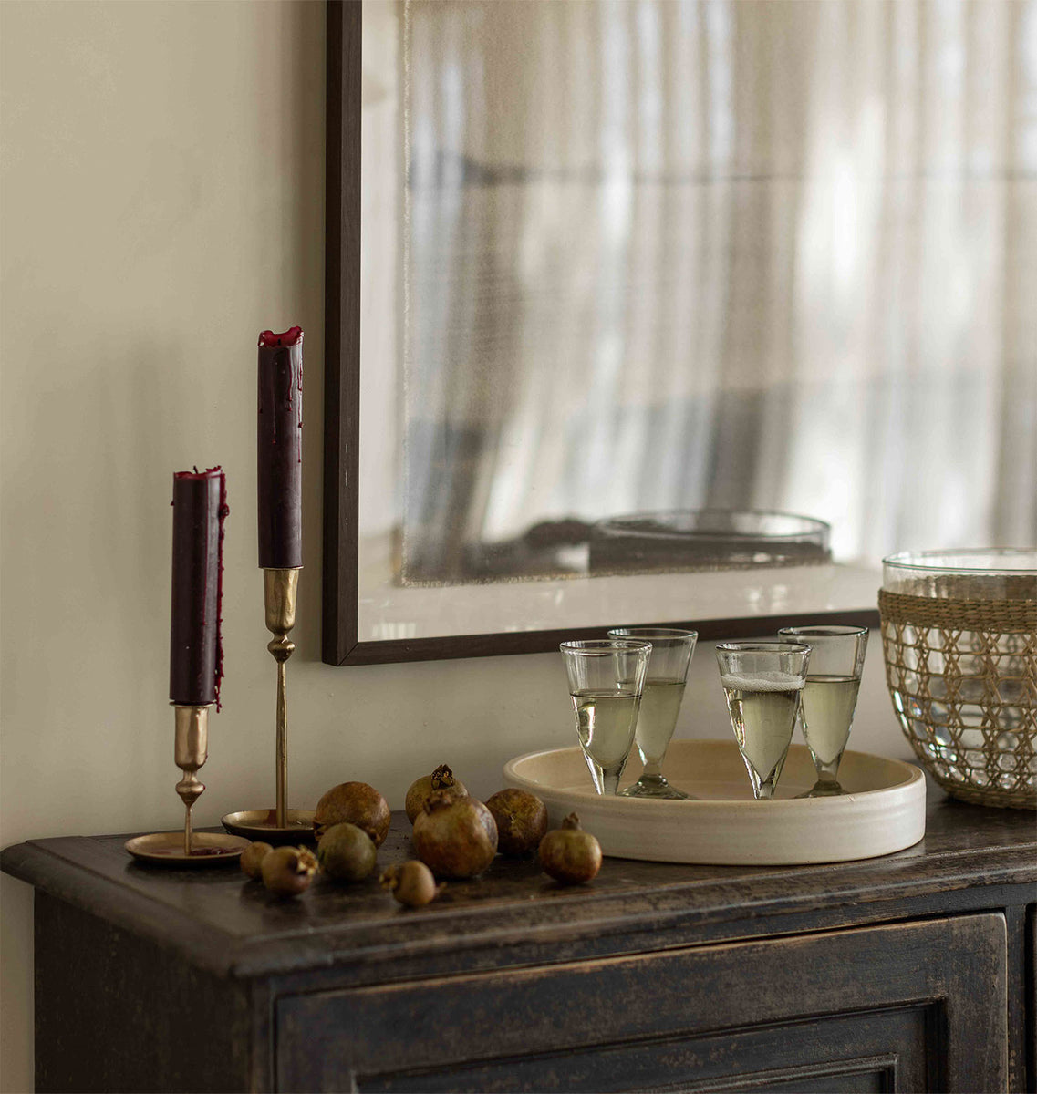 Column Taper Candlestick S/2 | Shoppe Amber Interiors